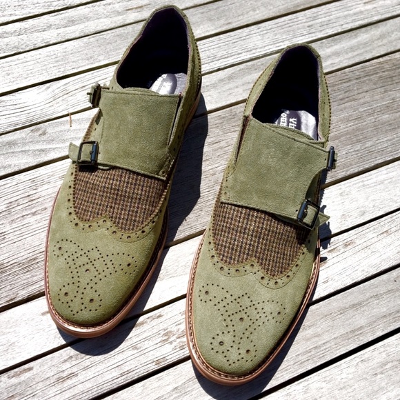 Vintage Foundry | Shoes | Vintage Foundry Co The Murphy Olive Suede ...